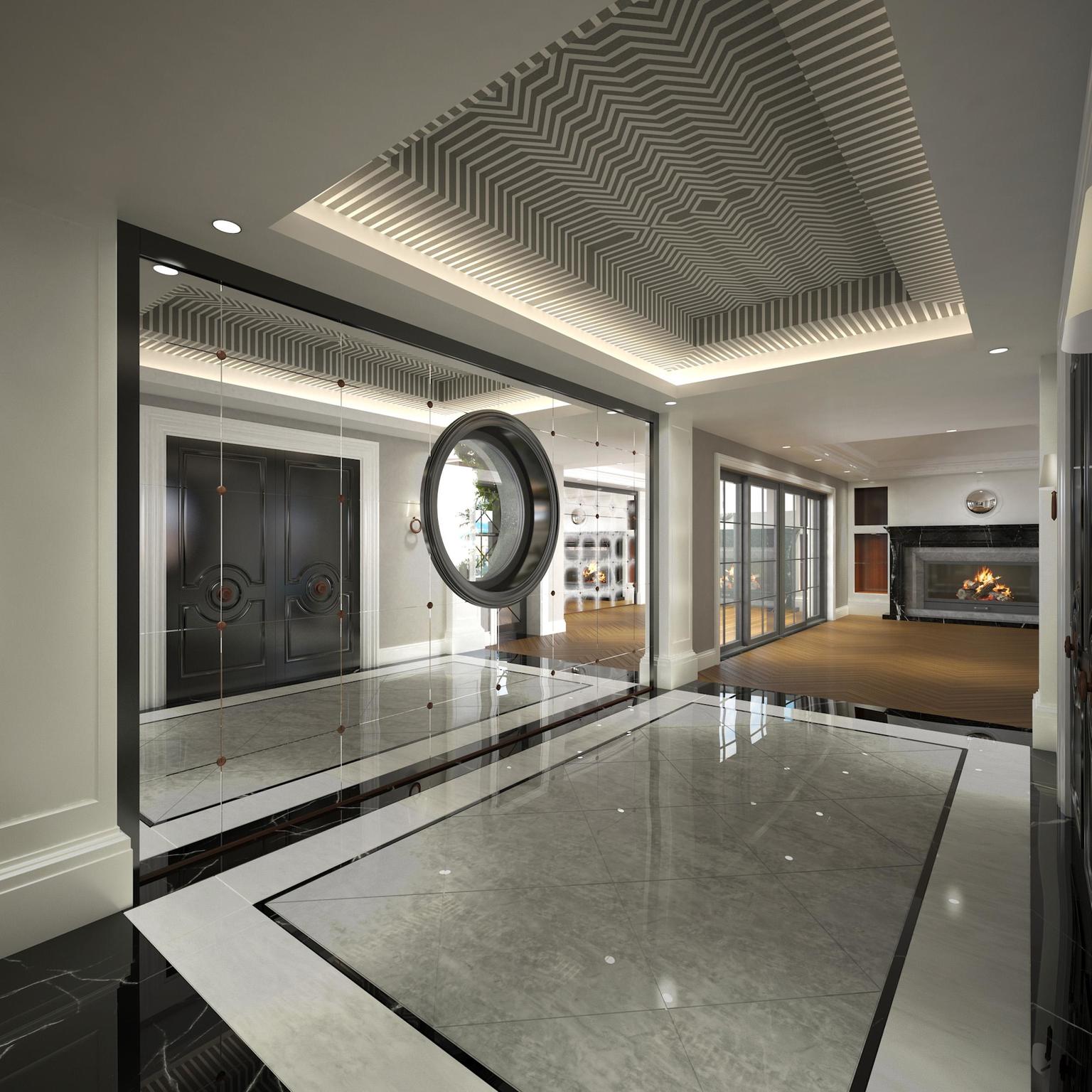 Entrance & Hall - Can Kuskon 3D Studio